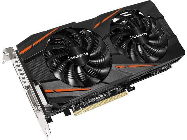 Gigabyte GAMING Black / Orange Radeon RX 570 8GB GDDR5 | BuildCores