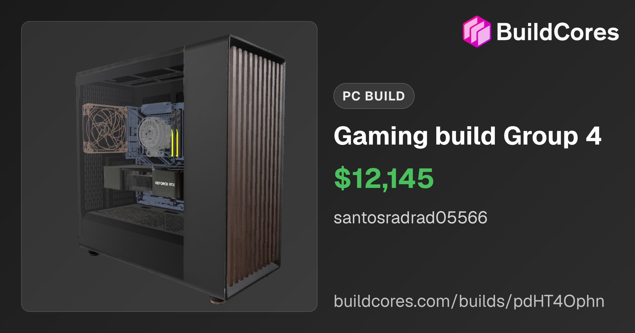 BuildCores PC Build: Gaming build Group 4 | BuildCores