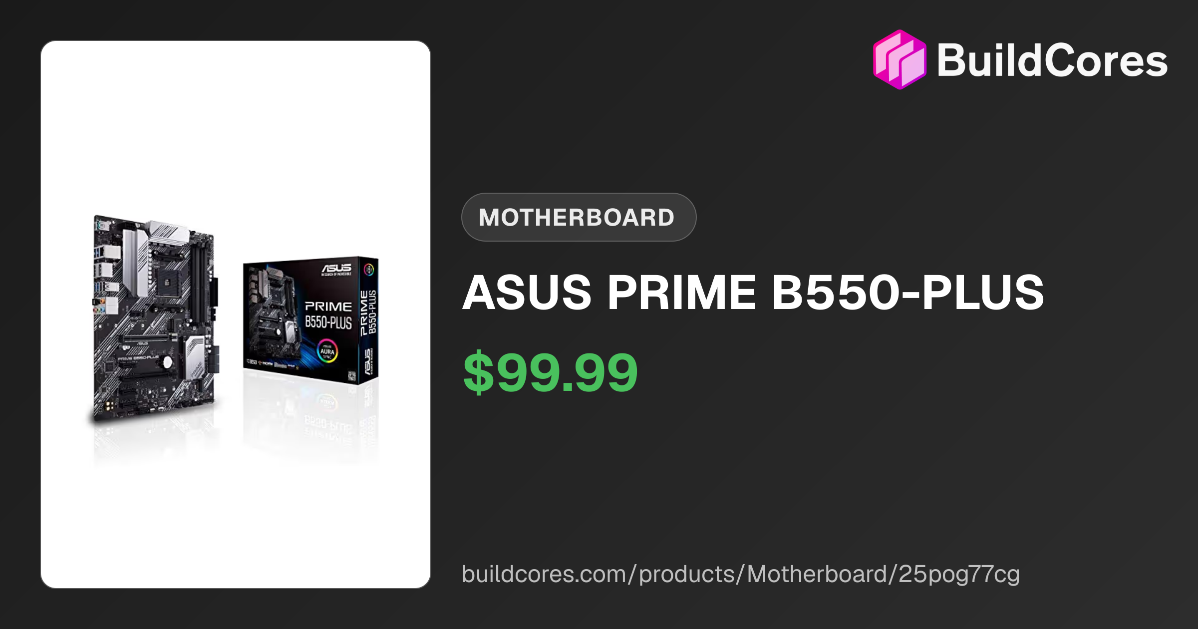 ASUS PRIME B550-PLUS | BuildCores